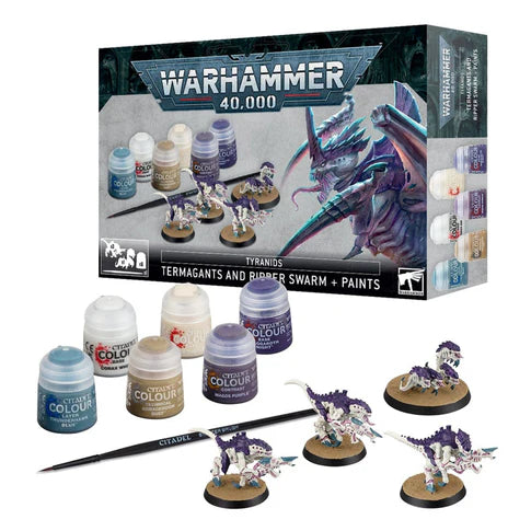 Warhammer 40K Termagants and Ripper Swarm + Paints