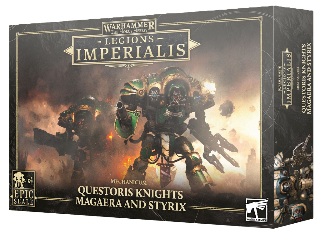 Legions Imperialis: Mechanicum Questoris Knights Magaera and Styrix