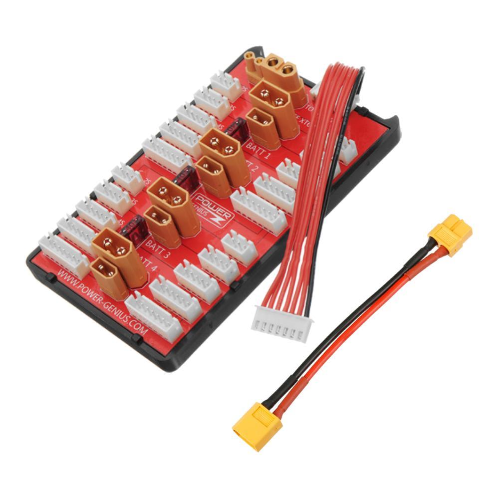 2-6S Lipo Parallel Charging Board XT30 XT60 with XT-60 Cable