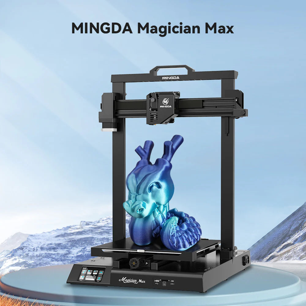 MINGDA Magician Max 3D Printer Ultra Silent One-Clicking Auto Leveling