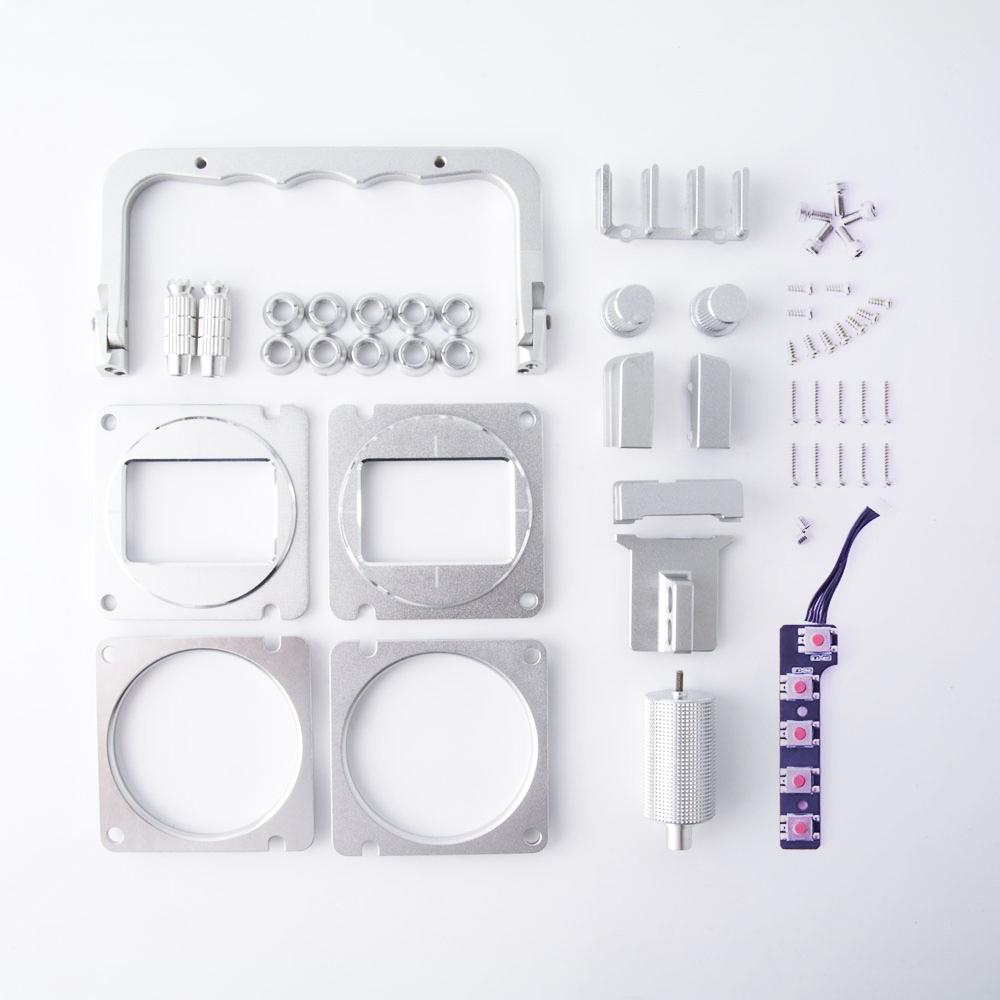 RadioMaster TX16s CNC Upgrade Part Set SILVER